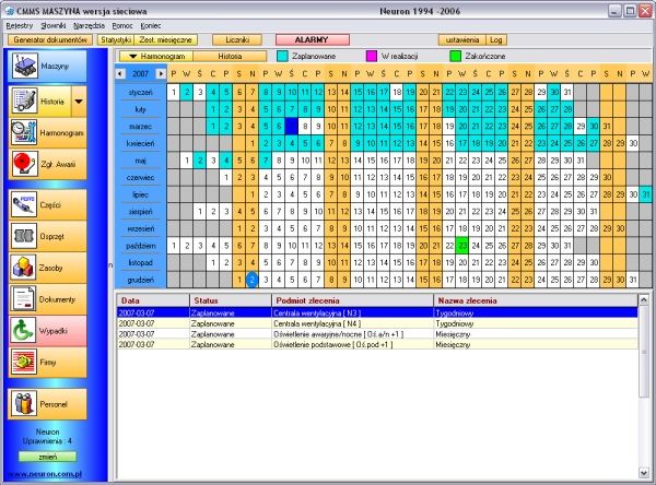 CMMS Maszyna (testowa) - Infor.pl